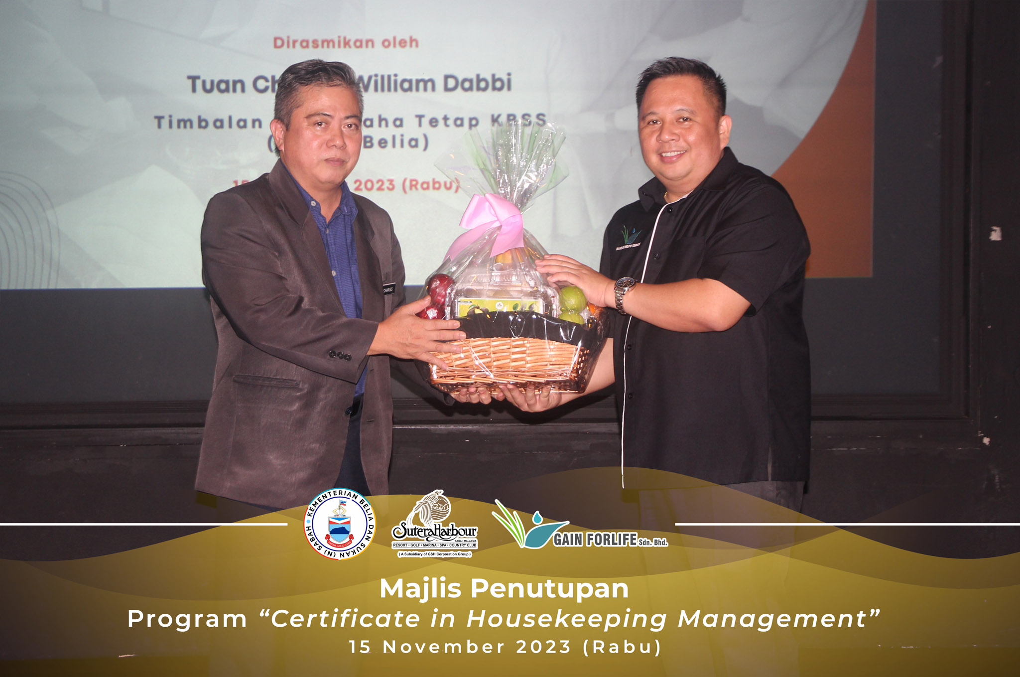 Majlis Penutupan Program Certificate in Housekeeping Management ...